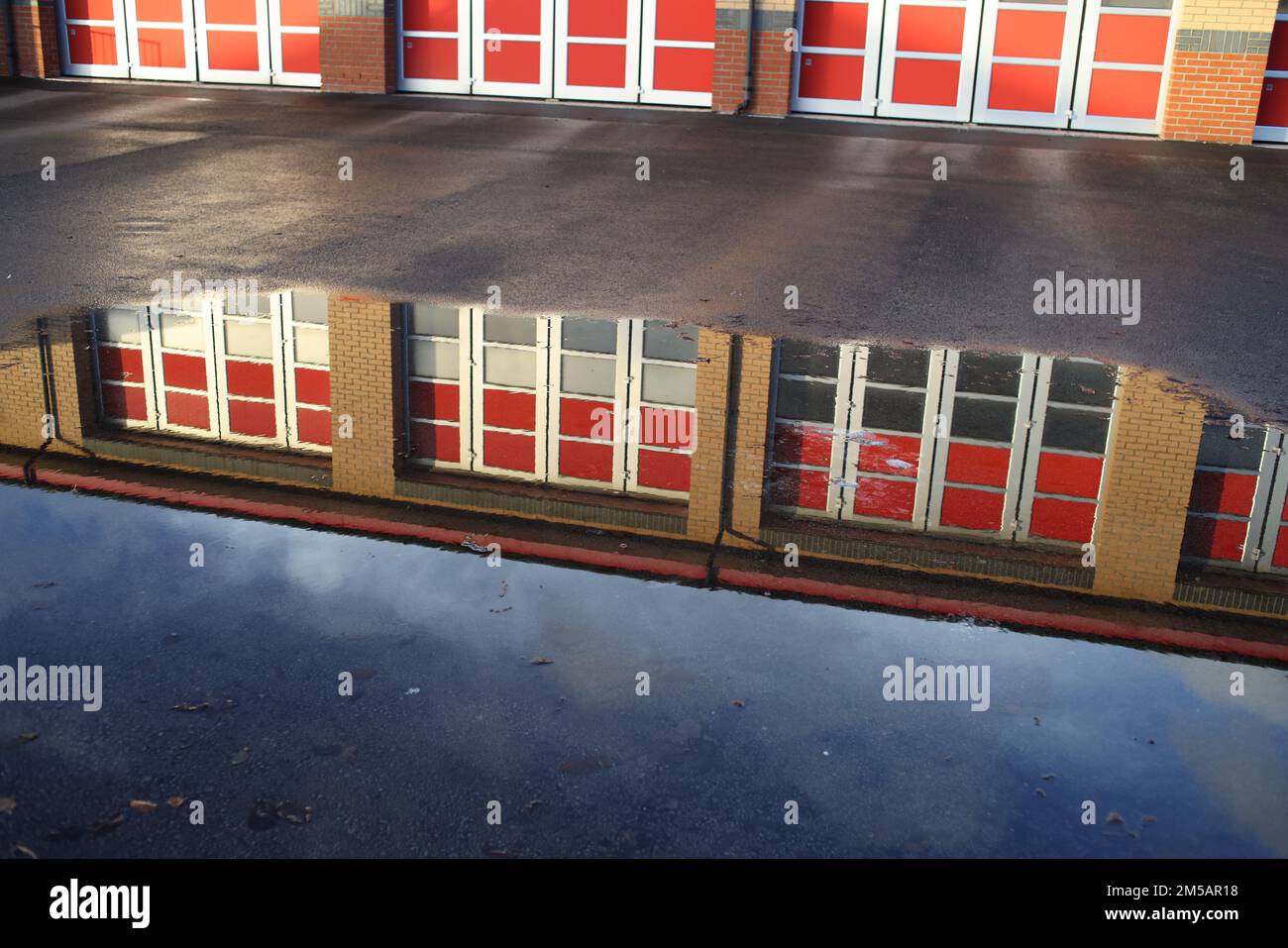 Morecambe Fire Station Stock Photo - Alamy