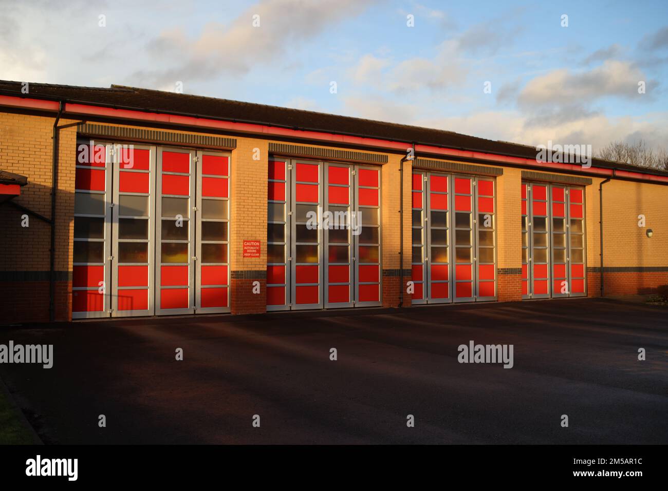 Morecambe Fire Station Stock Photo - Alamy