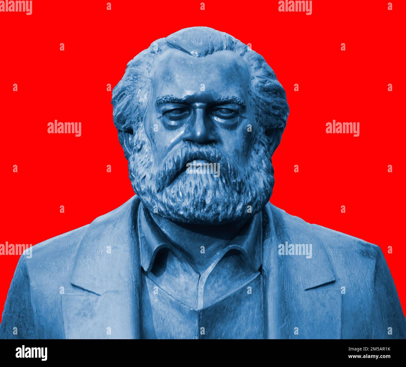 Engels memorial bronze statue hi-res stock photography and images - Alamy