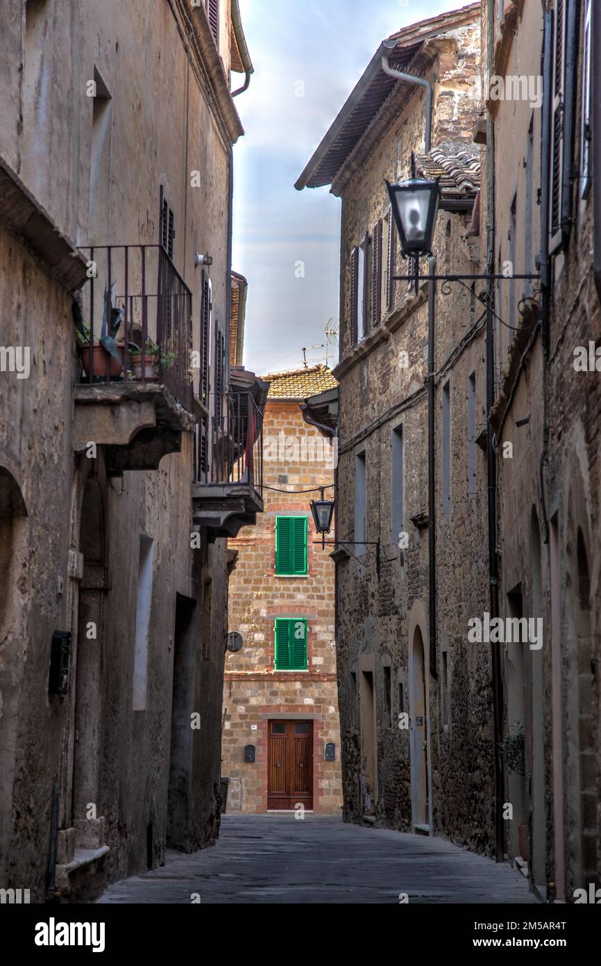 Green Window Alley Stock Photo - Alamy
