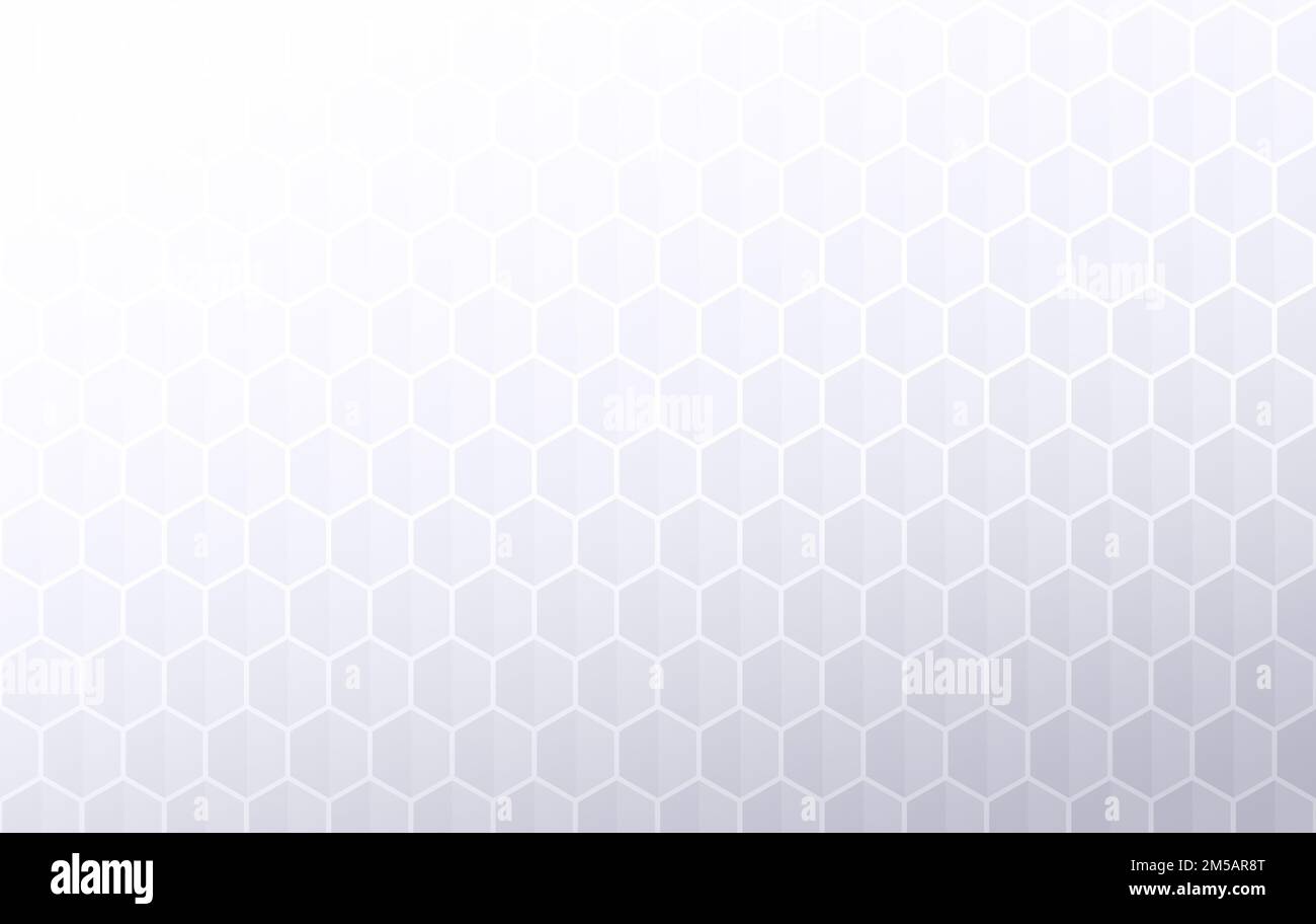 Pattern of gray geometric 3d hexagons or cube shapes on white. Abstract high resolution full ...