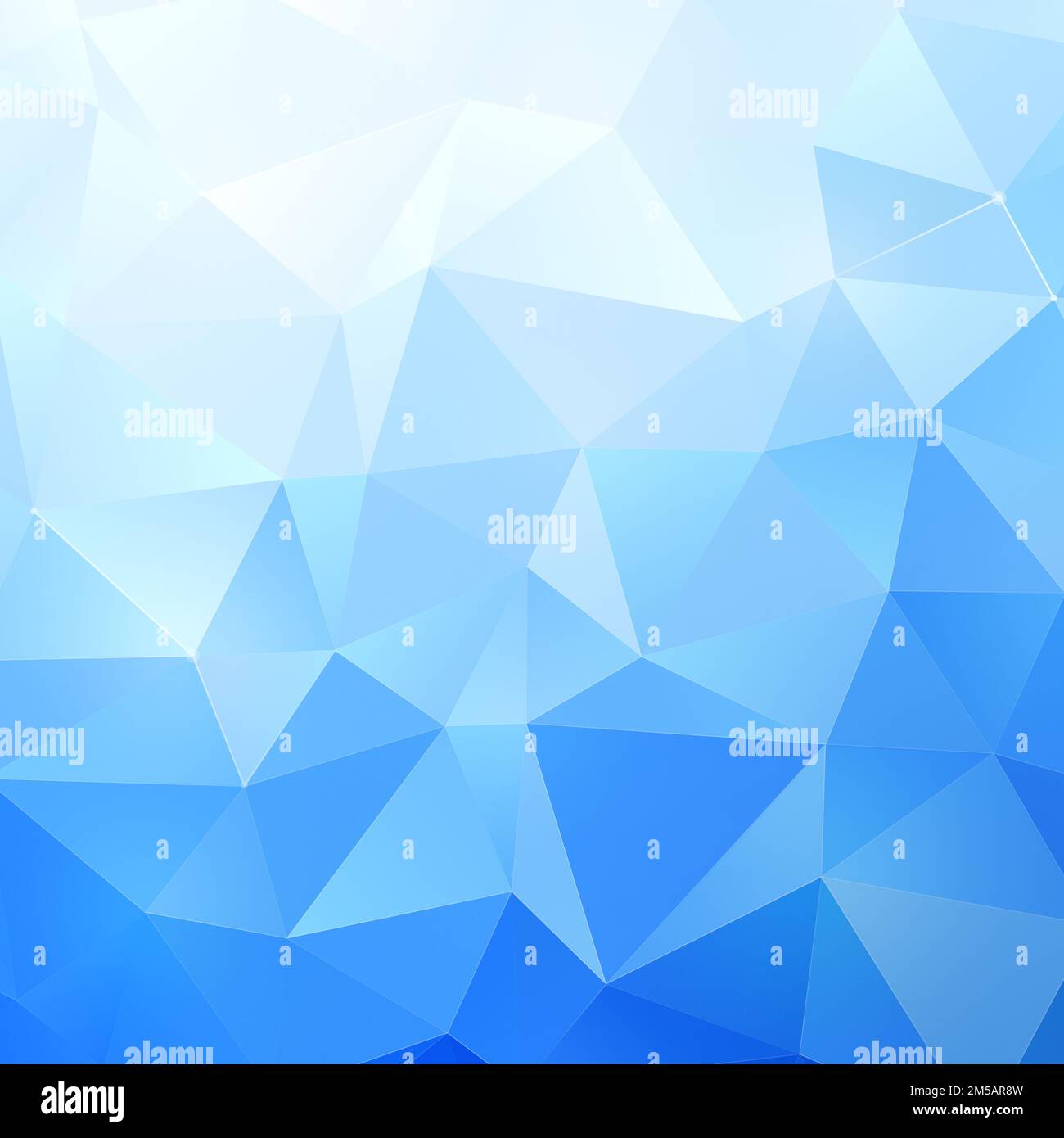 Light blue polygon vector pattern background with color gradient. Abstract full frame 3D ...