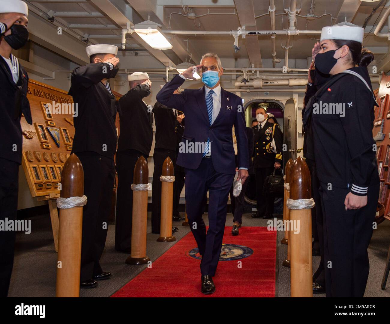 220217-N-SI601-1016 YOKOSUKA, Japan (Feb. 17, 2022) The Honorable Rahm ...