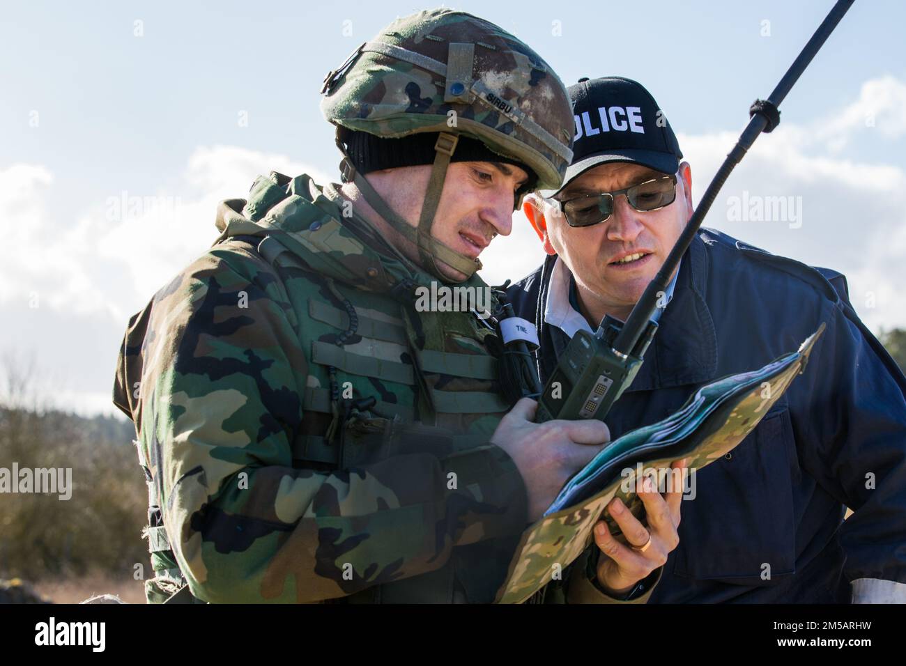 Moldovan soldier conducts a joint patrol during KFOR 30 at the ...
