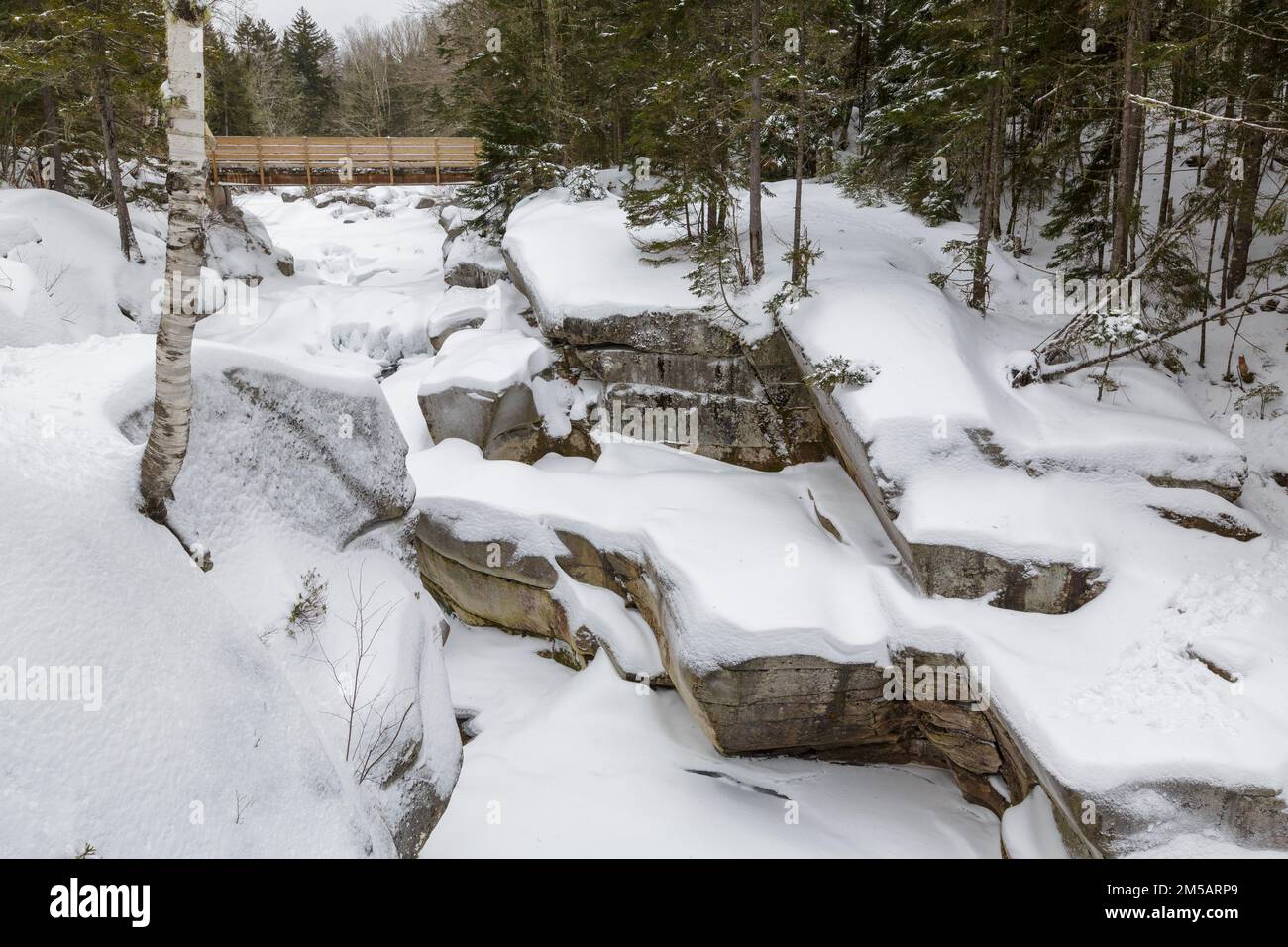Upper Ammonoosuc Falls, which are located on the Ammonoosuc River in ...