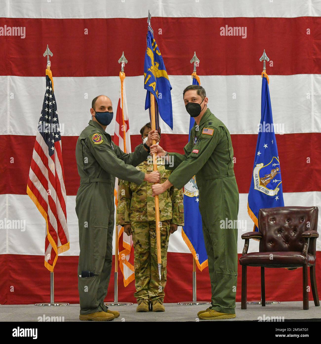 Col. Matthew McDonough (left) and Lt. Col. Michael T. McFarland ...