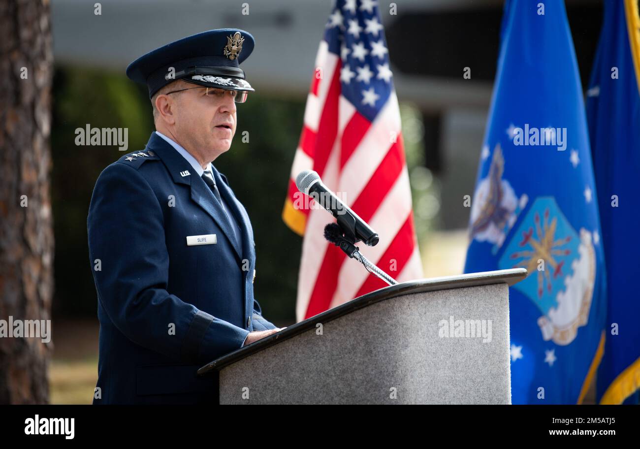 U.S. Air Force Lt. Gen. James Slife, commander of Air Force Special ...