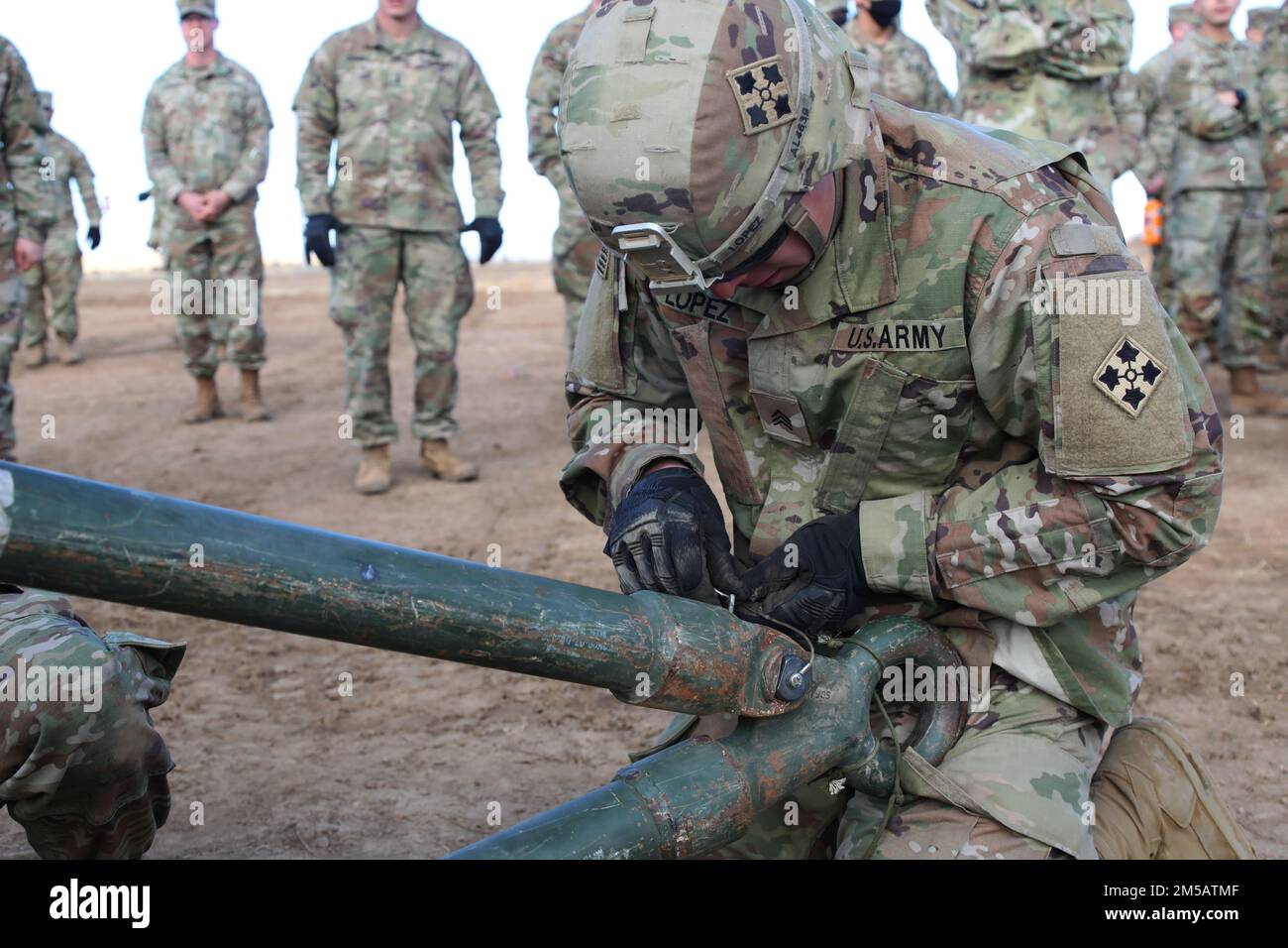 A Soldier with 2nd Stryker Brigade Combat Team, 4th Infantry Division ...
