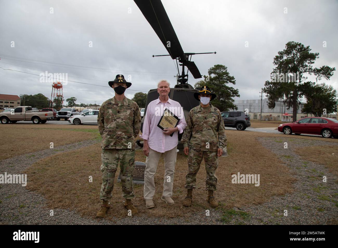 Lt. Col. Jeffrey Paulus (left) and Command Sgt. Maj. Edgard Gonzalez ...