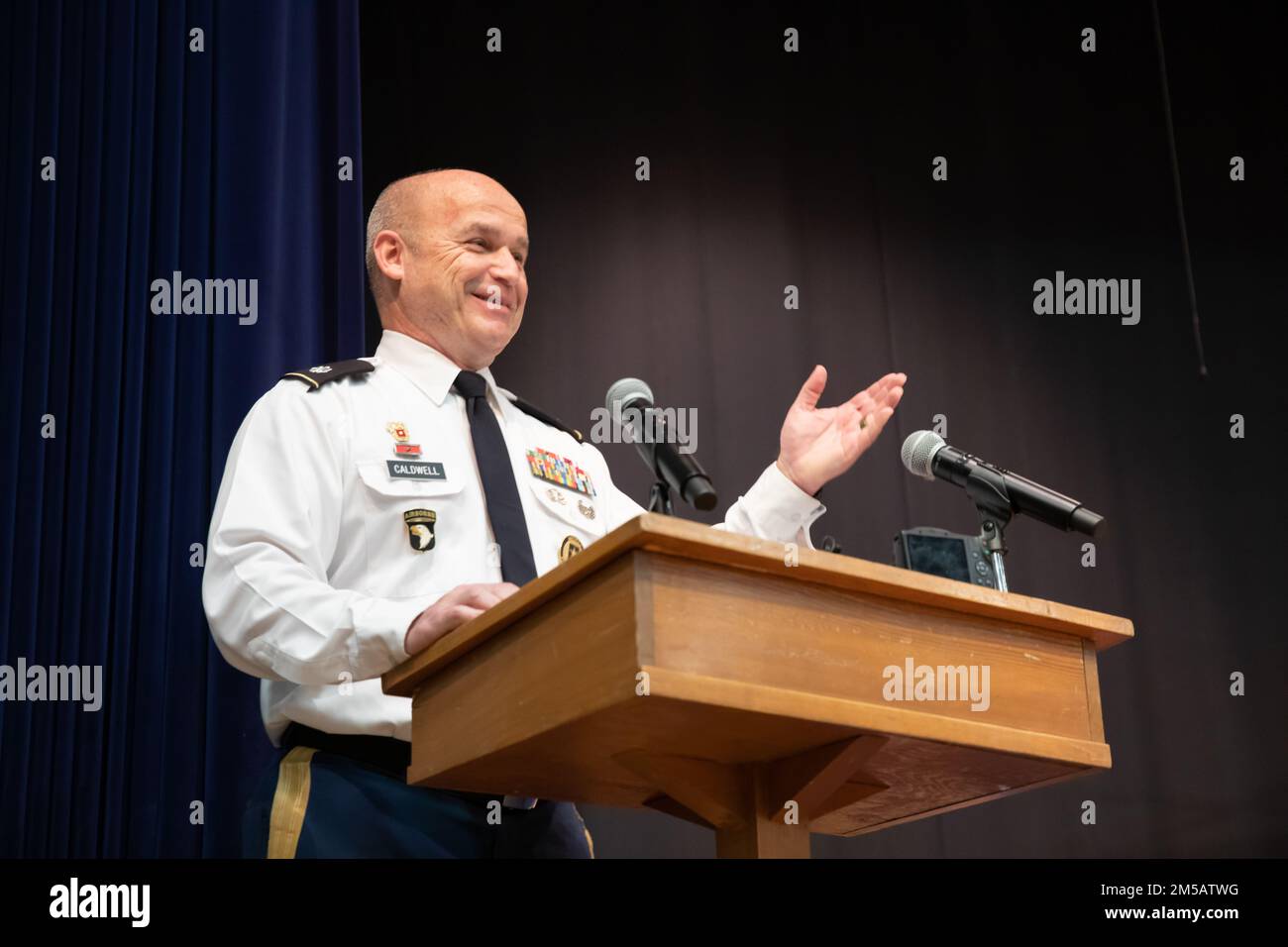 Lt. Col. (Ret.) Jason Caldwell, Graves County High School Army JROTC ...