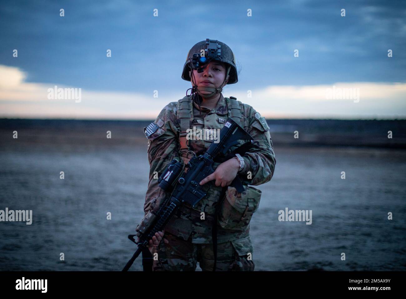 U.S. Army Private 1st Class Wendy Tlayoa, an infantry Soldier with the ...