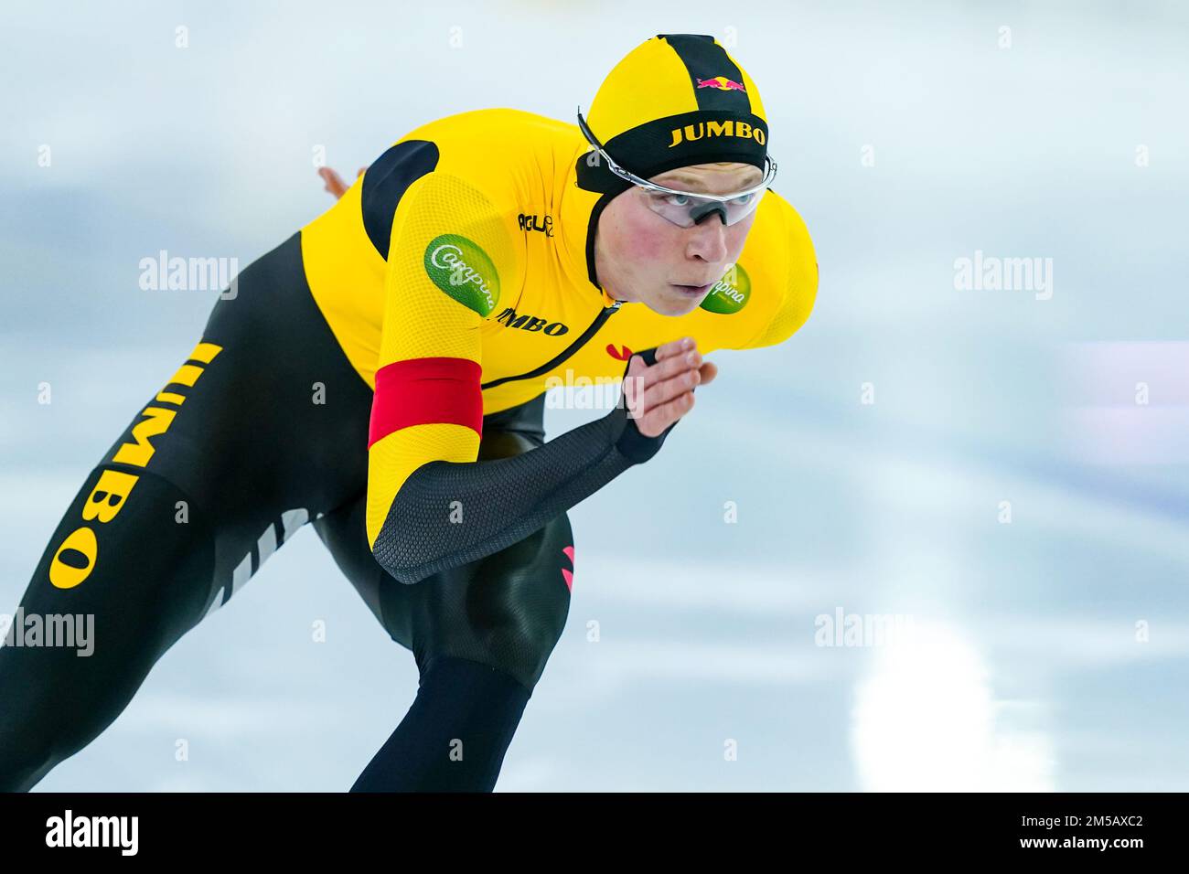 HEERENVEEN, NETHERLANDS - DECEMBER 27: Merijn Scheperkamp of Team Jumbo ...