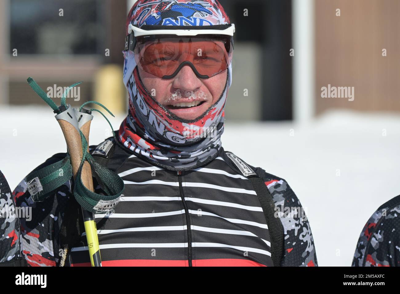 U.S. Army Soldier Staff Sgt. Joshua Warmbold, of the 141 Maneuver ...