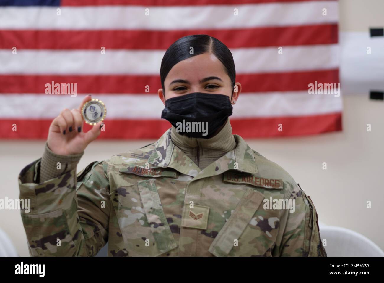 Senior Airman Vanessa Alvarez, Aerospace Medical Service specialist ...
