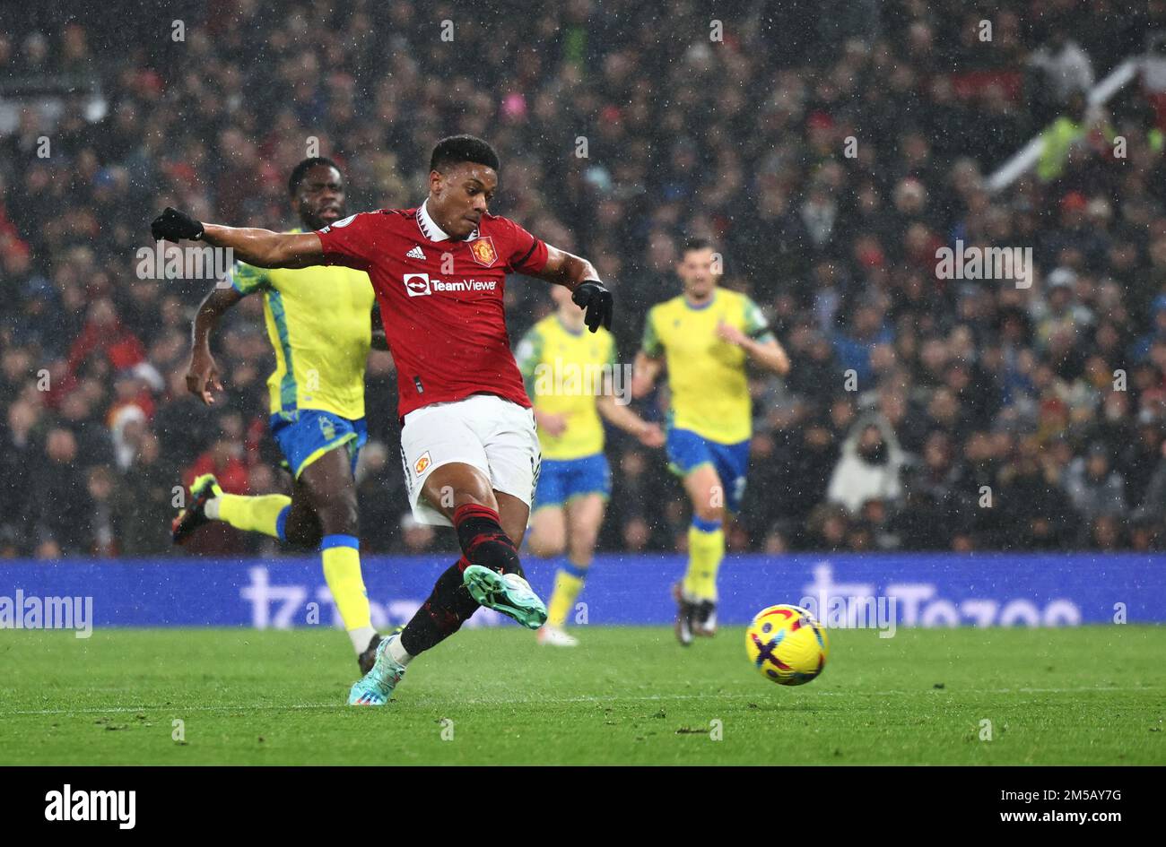 Manchester, England, 27th December 2022. Anthony Martial of Manchester ...