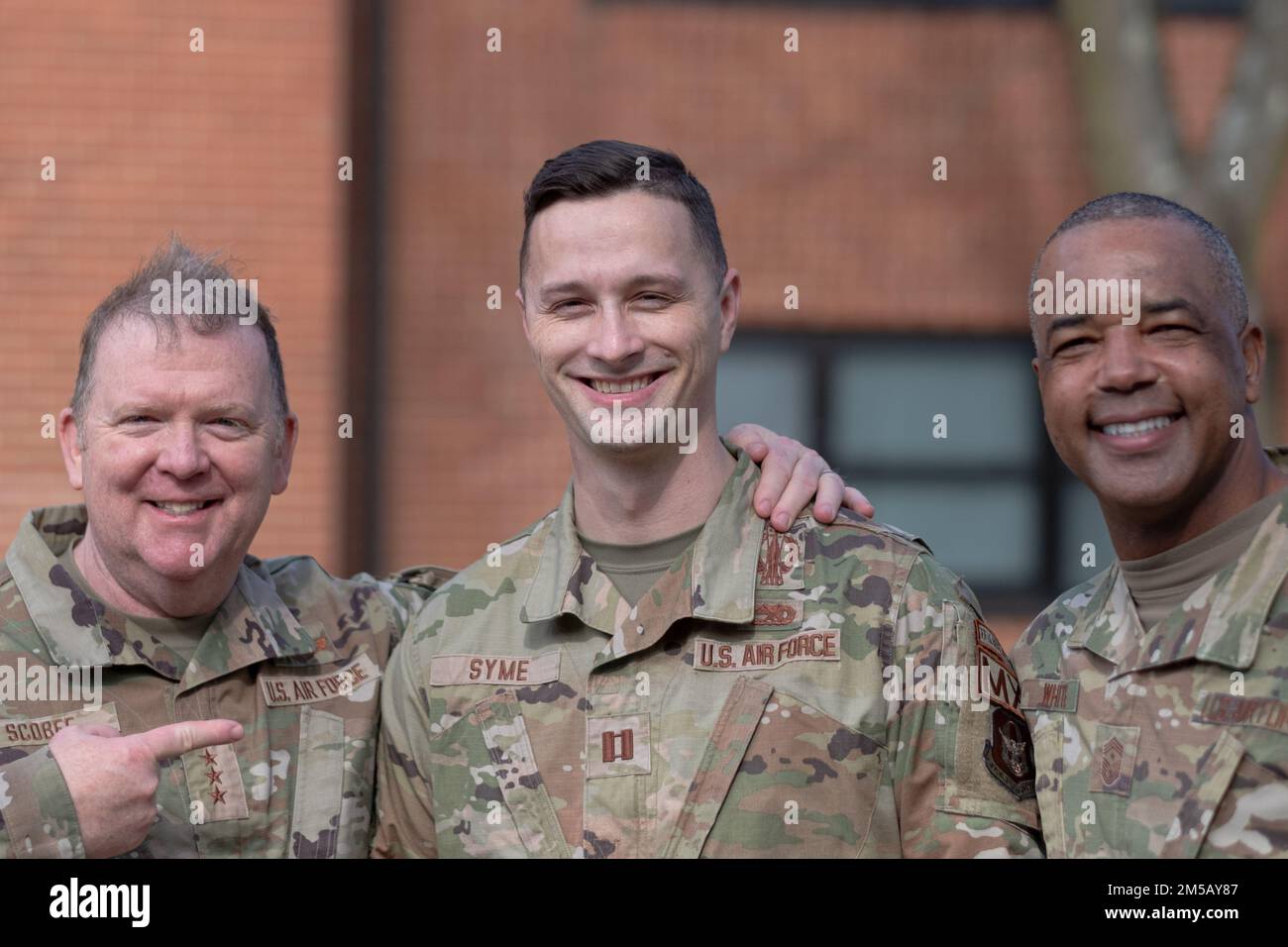 U.S. Air Force Capt. Sydney Syme, maintenance officer with the 714th ...