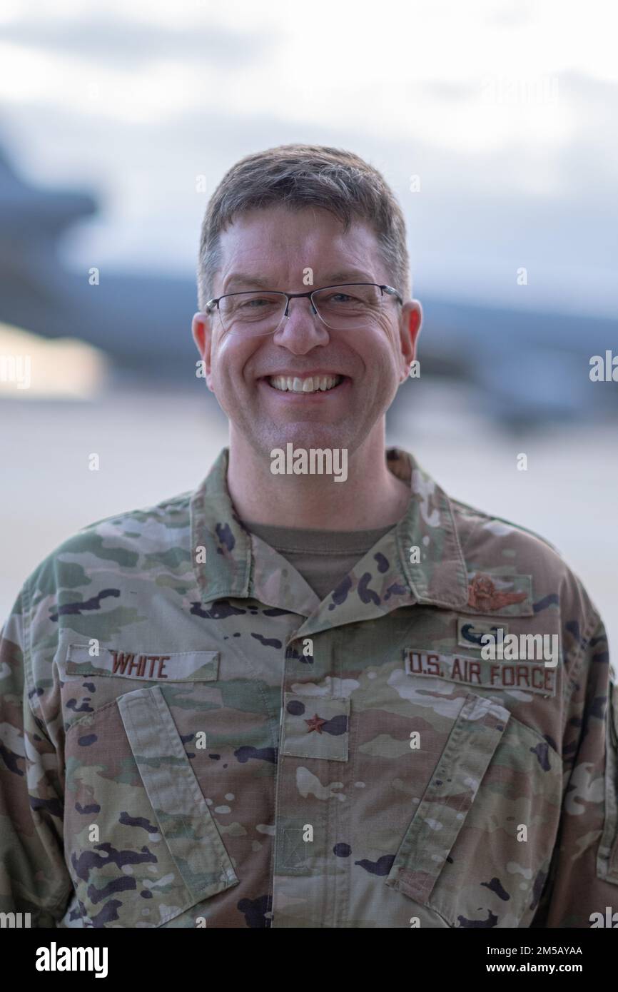 Brig. Gen. Adrian White, mobilization assistant to the Commander, U.S. Air Force Expeditionary ...
