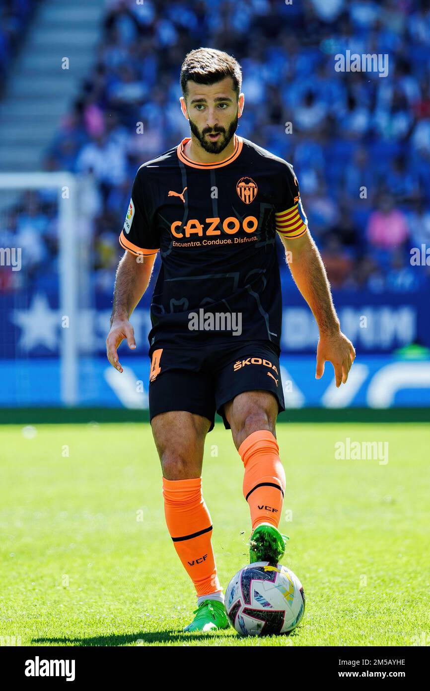 BARCELONA - OCT 2: Gaya in action at the La Liga match between RCD ...