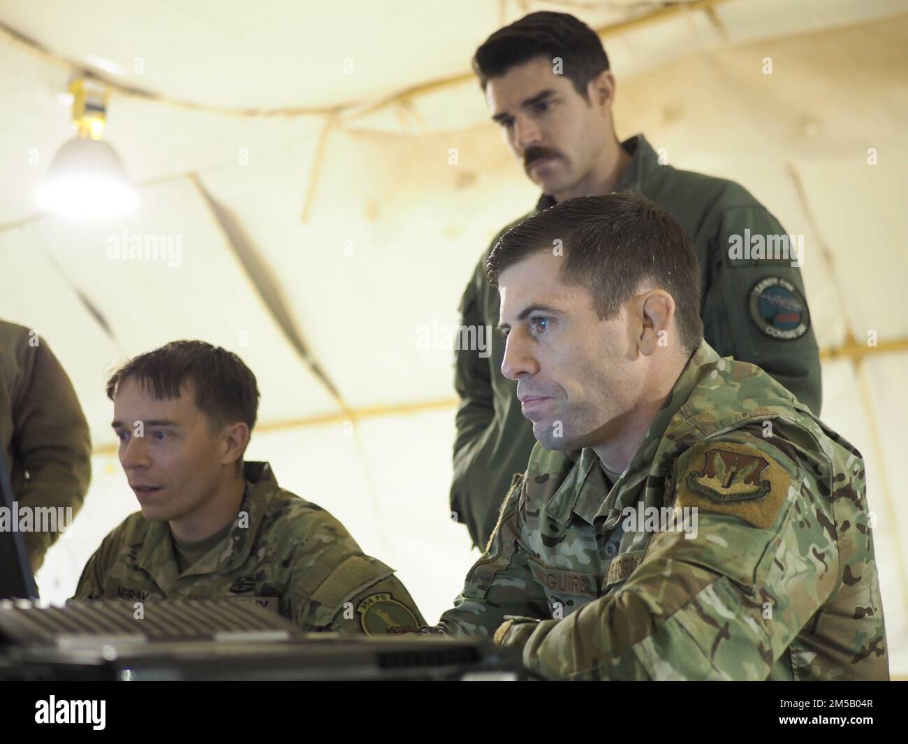 U.S. Air Force Lt. Col. Gary Glojek, 354th Fighter Squadron commander ...