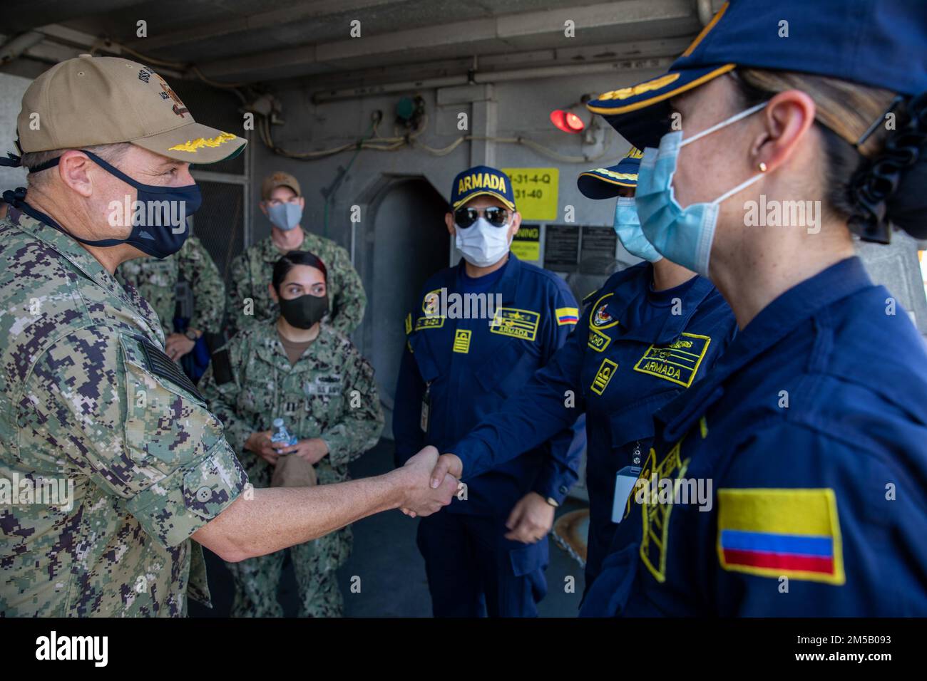 220217-N-GF955-1010 CARTAGENA, Colombia - (Feb. 17, 2022) -- Cmdr ...