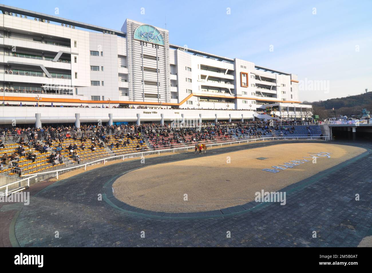A horse racing area in Seoul Stock Photo - Alamy