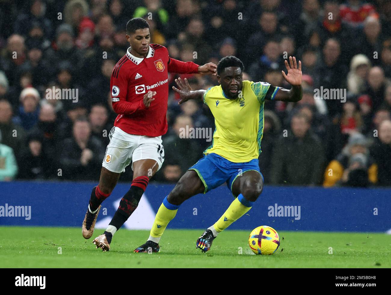 Manchester, England, 27th December 2022. Orel Mangala of Nottingham ...