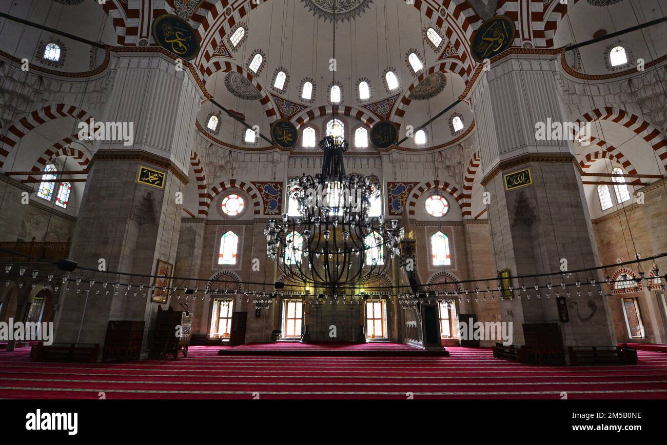 Sehzade Mosque, located in Istanbul, Turkey, was built by Mimar Sinan ...