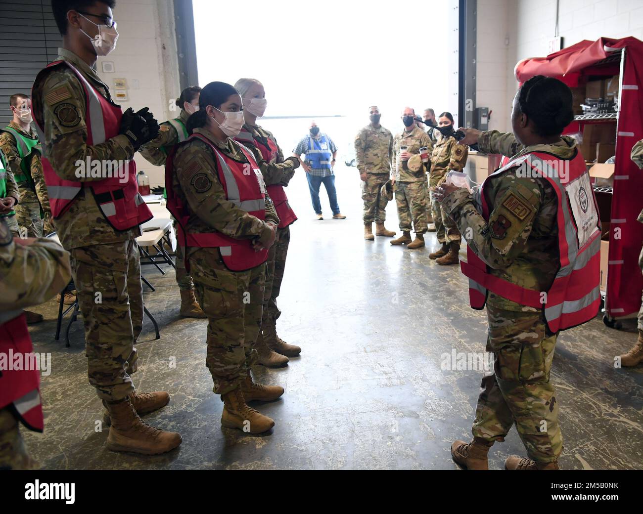 U.S Air Force Maj. Chanel Mitchell, 81st Inpatient Operation Squadron ...