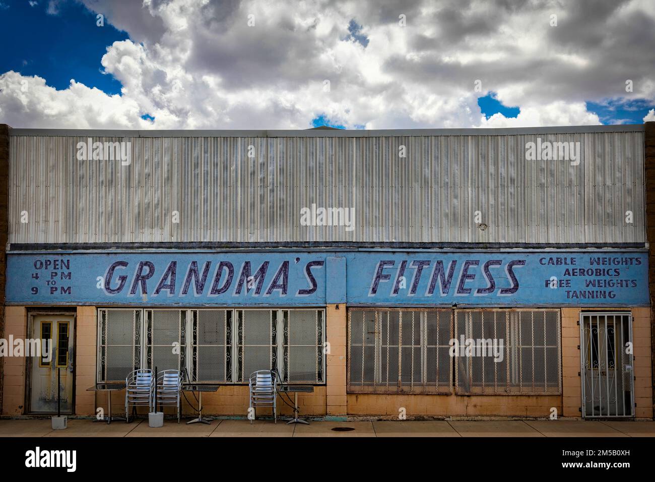 The front of the defunct Grandma's Fitness in downtown Santa Rosa, New ...