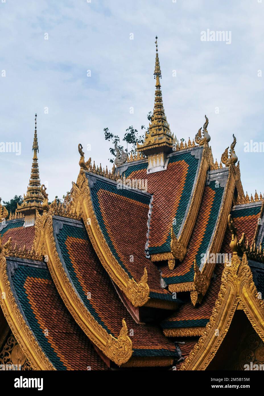 The beautiful Theravada Buddhist Temple Stock Photo - Alamy