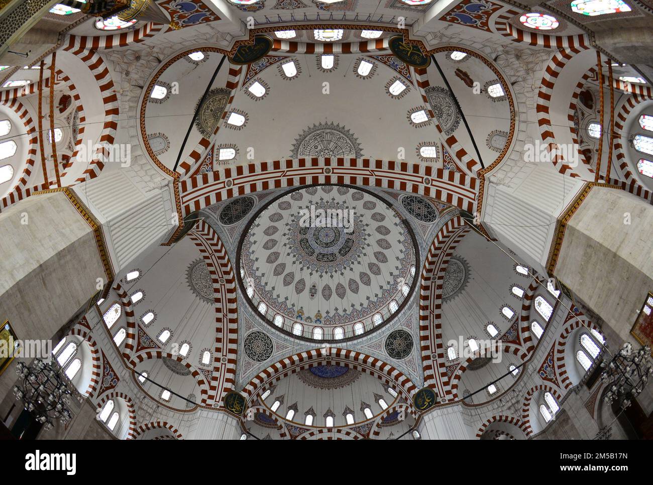 Sehzade Mosque, located in Istanbul, Turkey, was built by Mimar Sinan ...