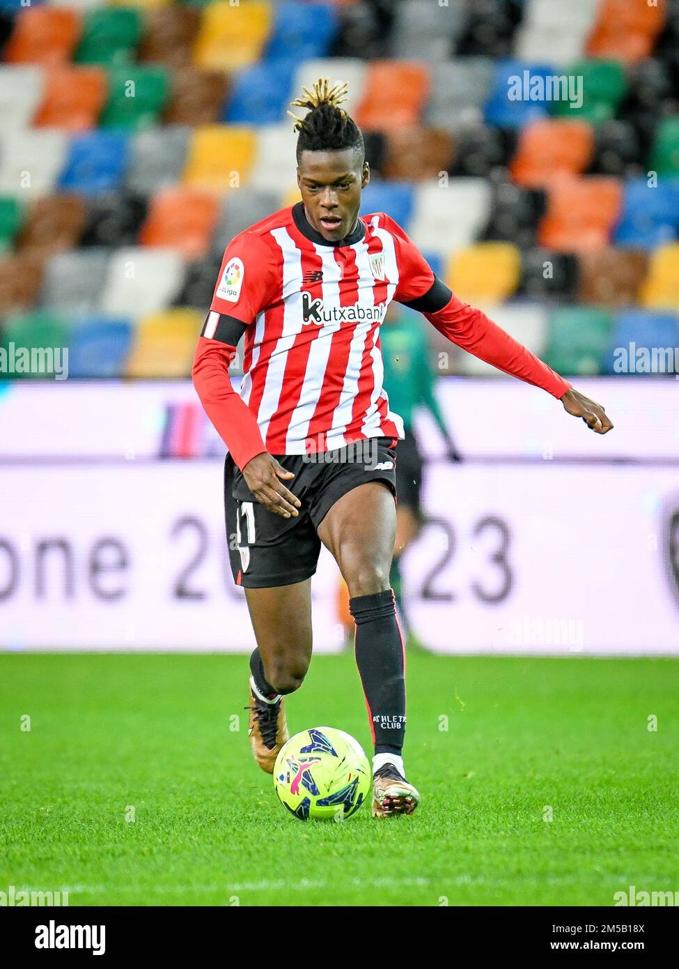 Dacia Arena, Udine, Italy, December 17, 2022, Athletic Bilbao's Nico ...