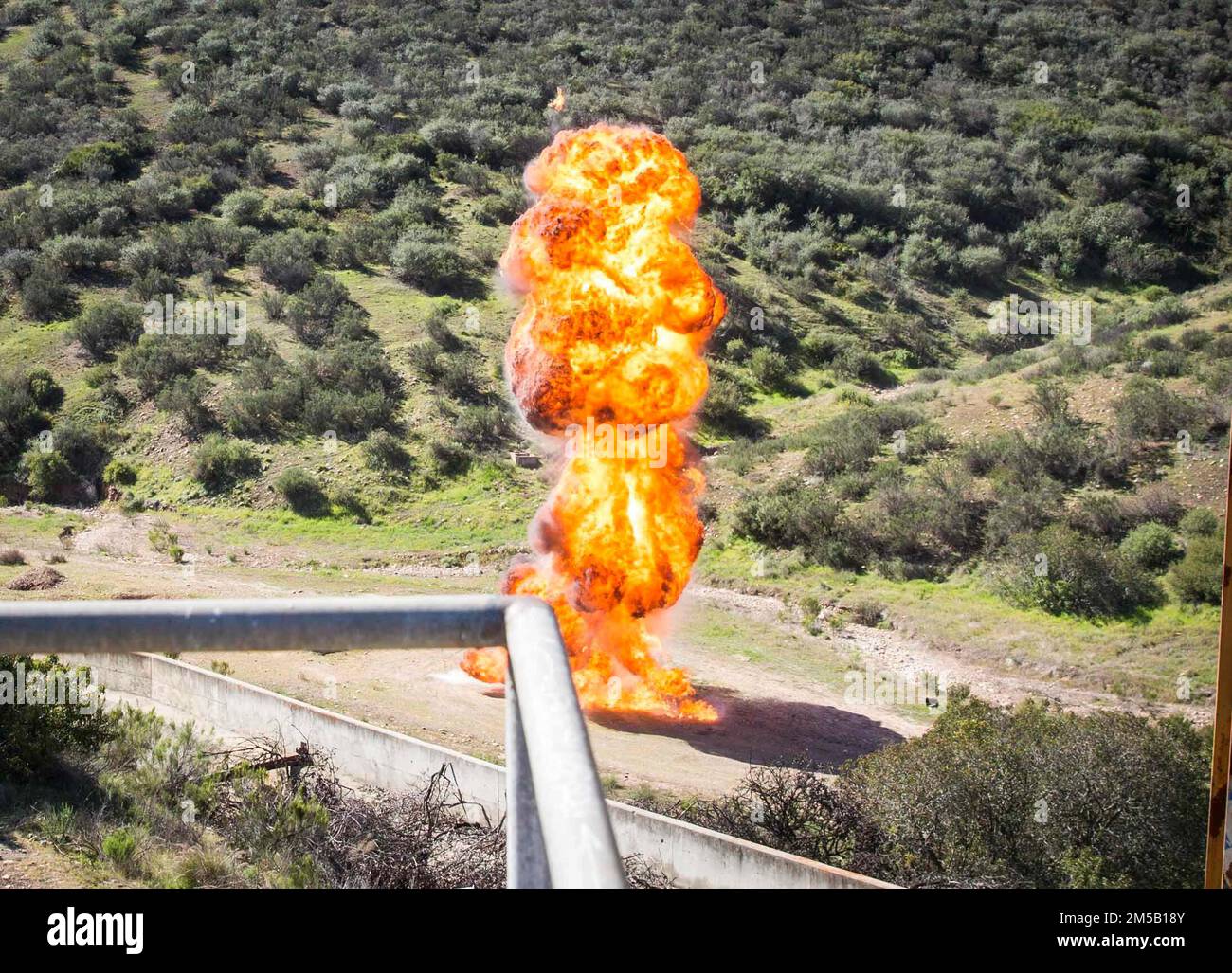 U.S. Marine Corps Cpl. Adam Gamble, a Marine Corps Air Station Miramar ...