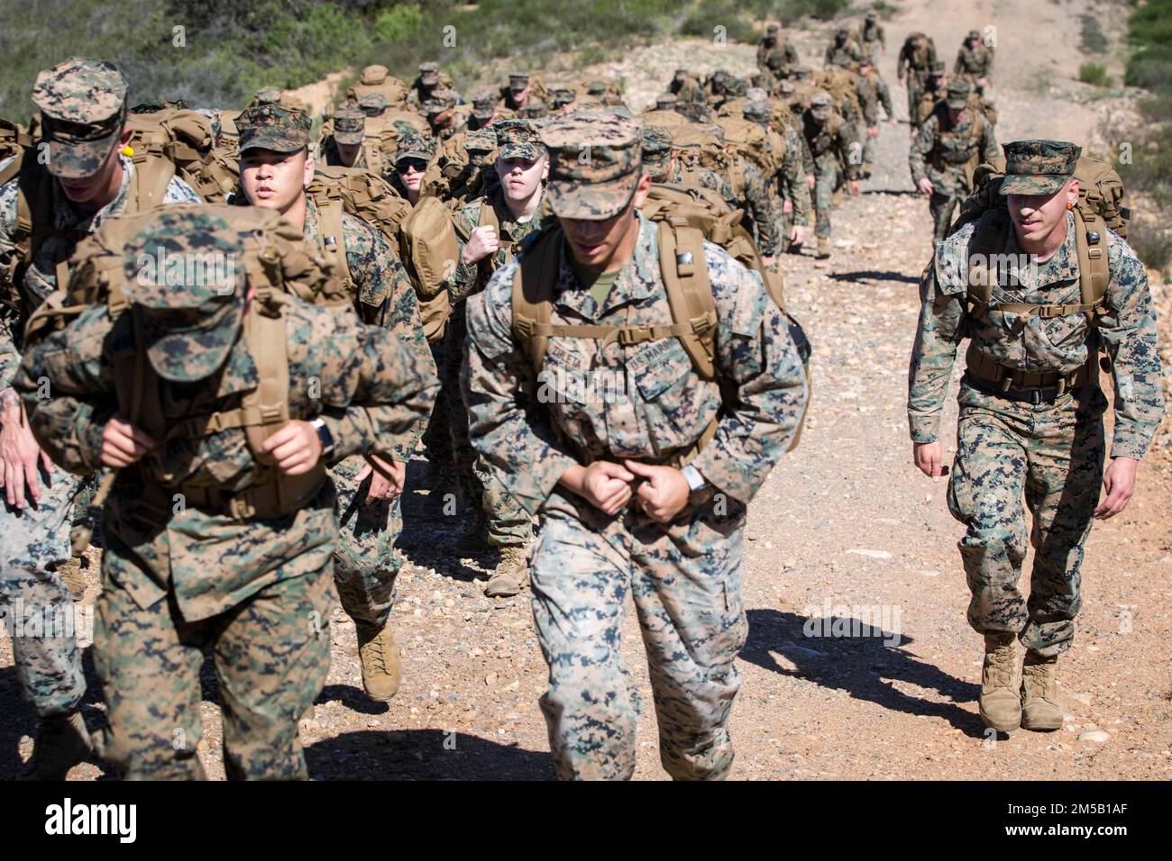 U.S. Marines with Headquarters and Headquarters Squadron, Marine Corps ...