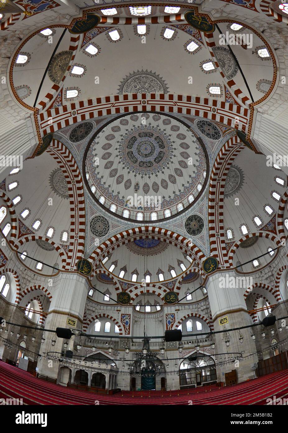 Sehzade Mosque, located in Istanbul, Turkey, was built by Mimar Sinan ...