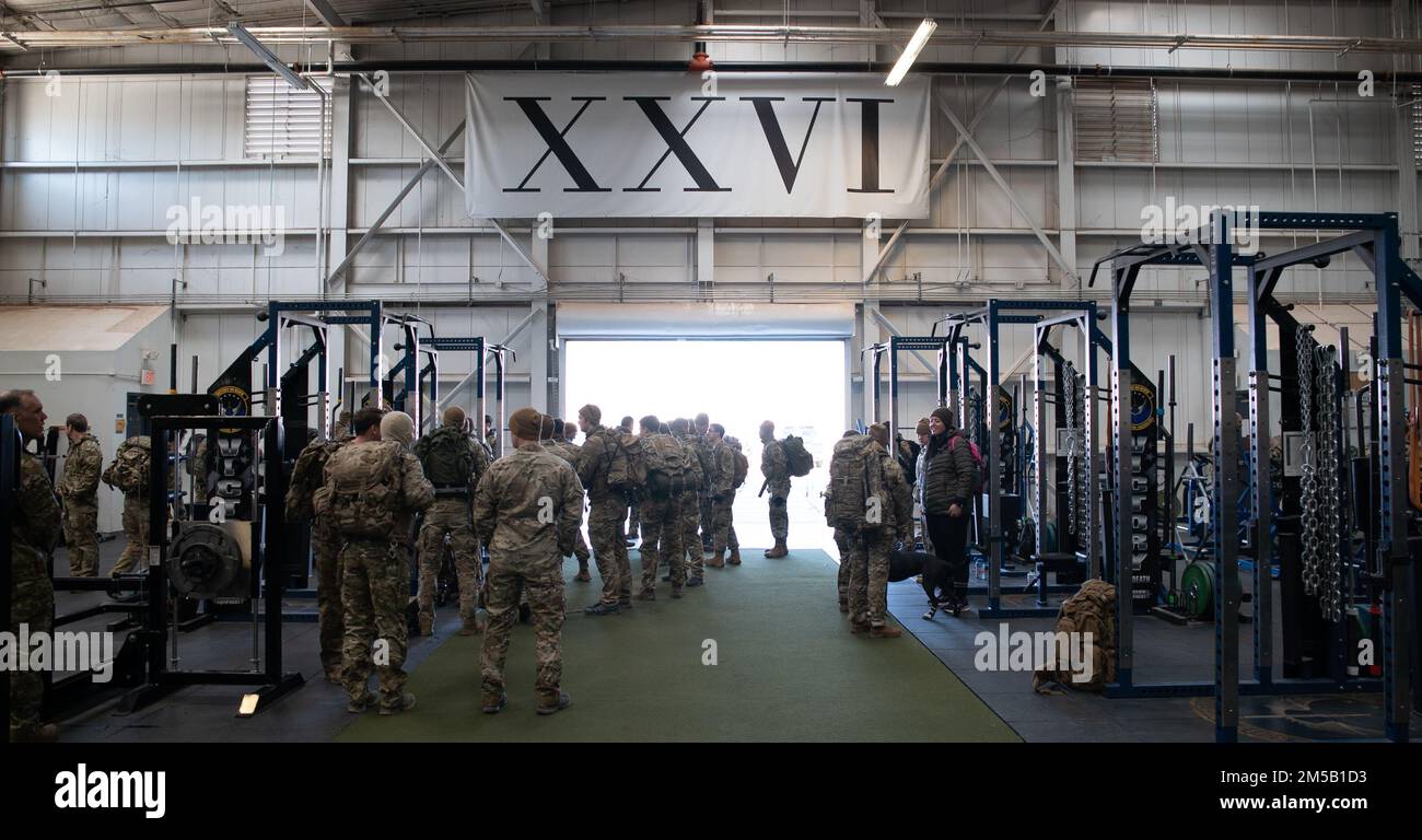 Airmen of the 26th Special Tactics Squadron muster before a memorial ...