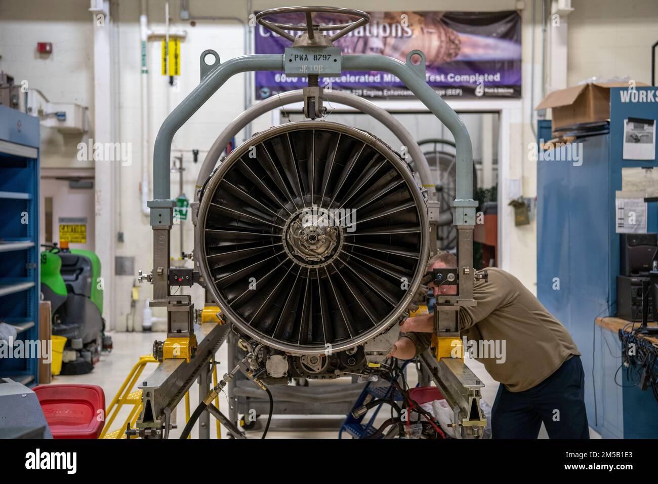 U.S. Air Force Master Sgt. Dan Sohnrey, an aerospace propulsion ...