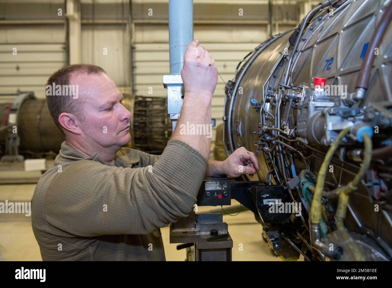 U.S. Air Force Master Sgt. Dan Sohnrey, an aerospace propulsion ...