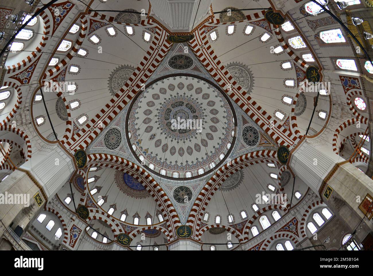 Sehzade Mosque, located in Istanbul, Turkey, was built by Mimar Sinan ...