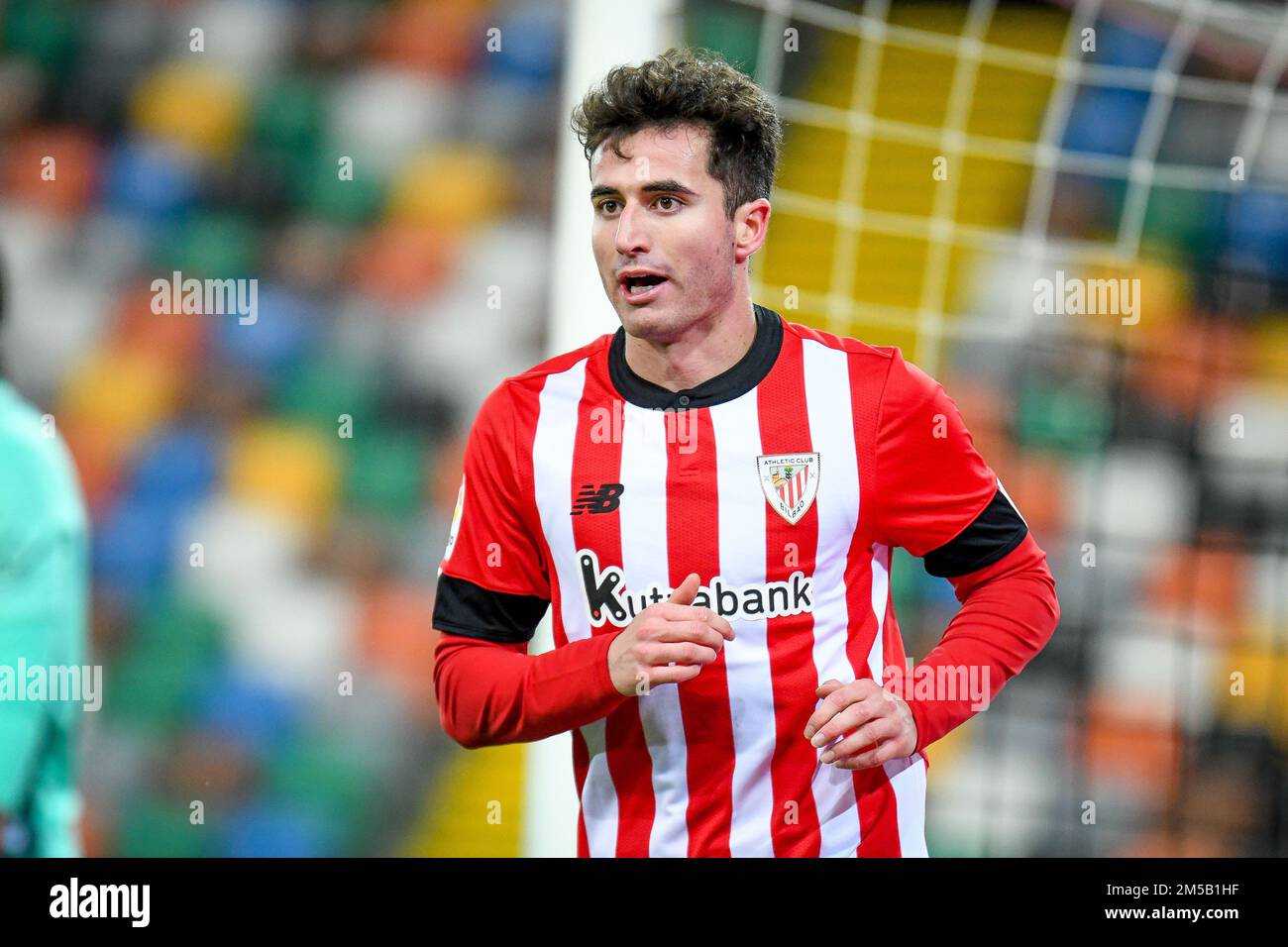 Dacia Arena, Udine, Italy, December 17, 2022, Athletic Bilbao's Jon ...