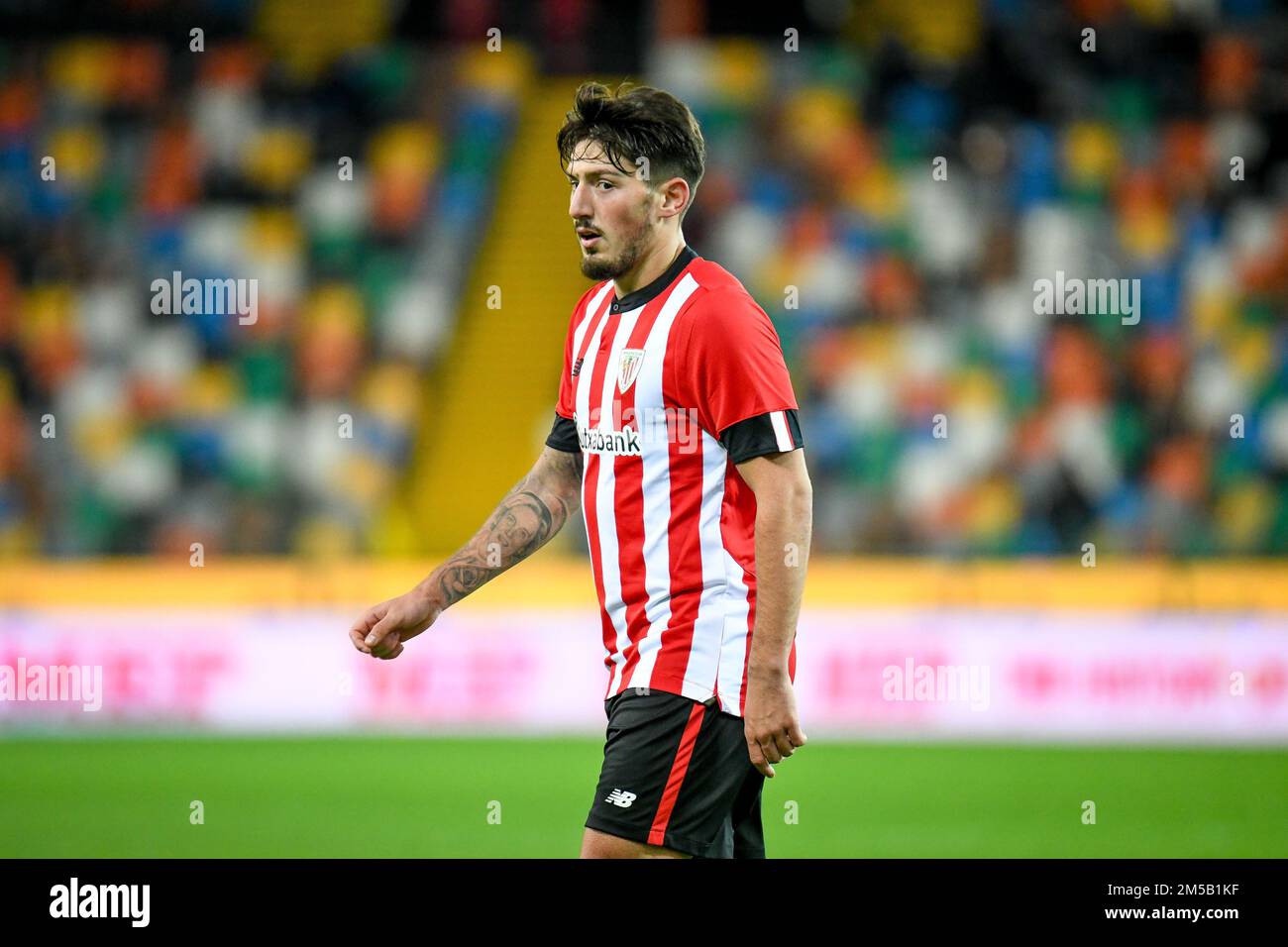 Dacia Arena, Udine, Italy, December 17, 2022, Athletic Bilbao's Unai ...