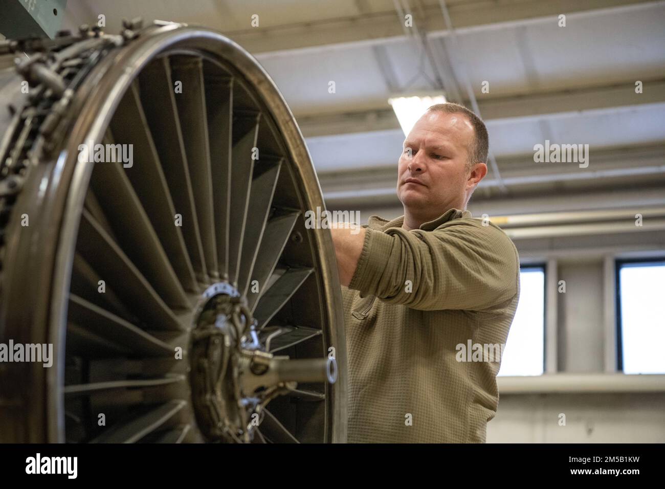 U.S. Air Force Master Sgt. Dan Sohnrey, an aerospace propulsion ...