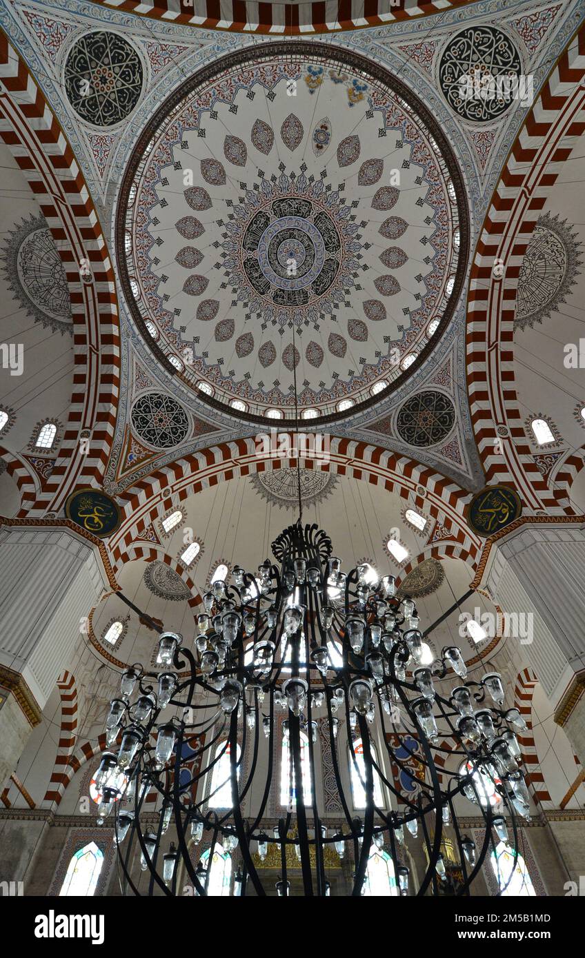 Sehzade Mosque, located in Istanbul, Turkey, was built by Mimar Sinan ...