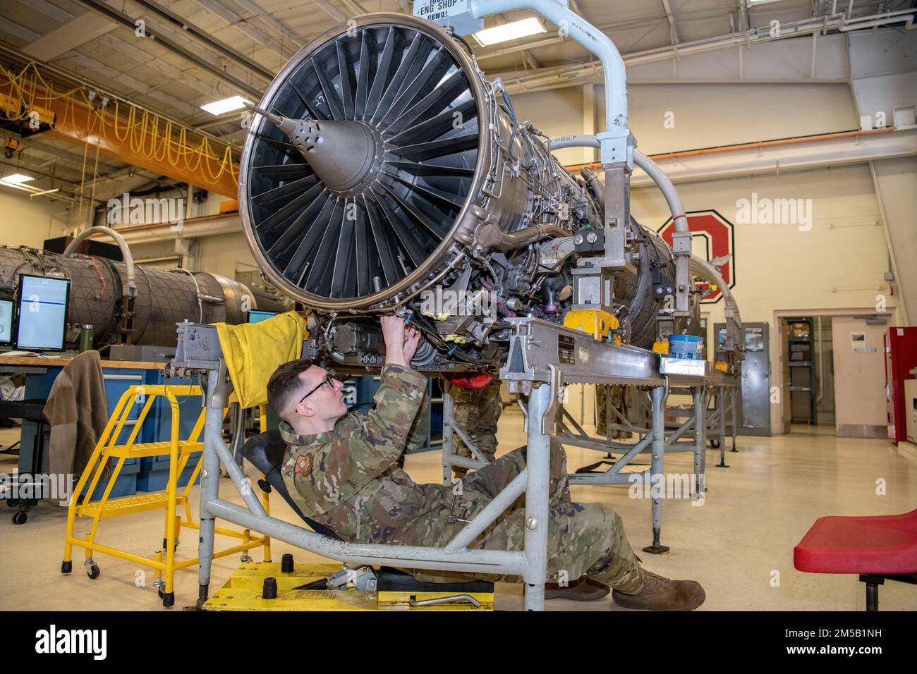 U.S. Air Force Tech. Sgt. Patrick Bess, an aerospace propulsion ...