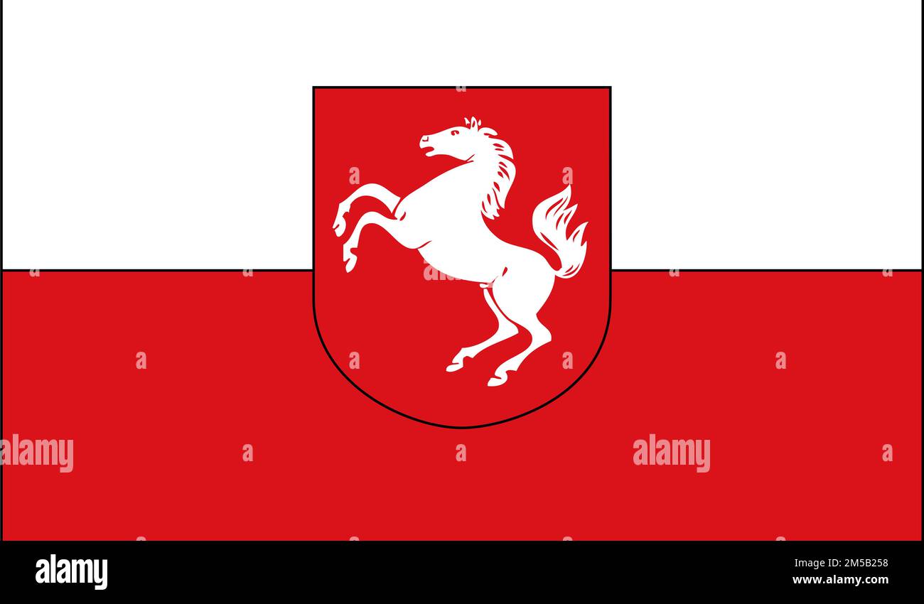 flag of German peoples Westphalians. flag representing ethnic group or ...