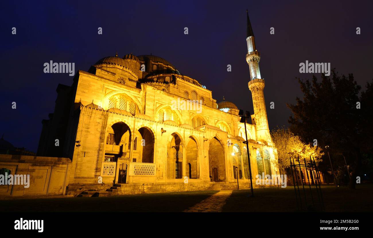 Sehzade Mosque, located in Istanbul, Turkey, was built by Mimar Sinan ...