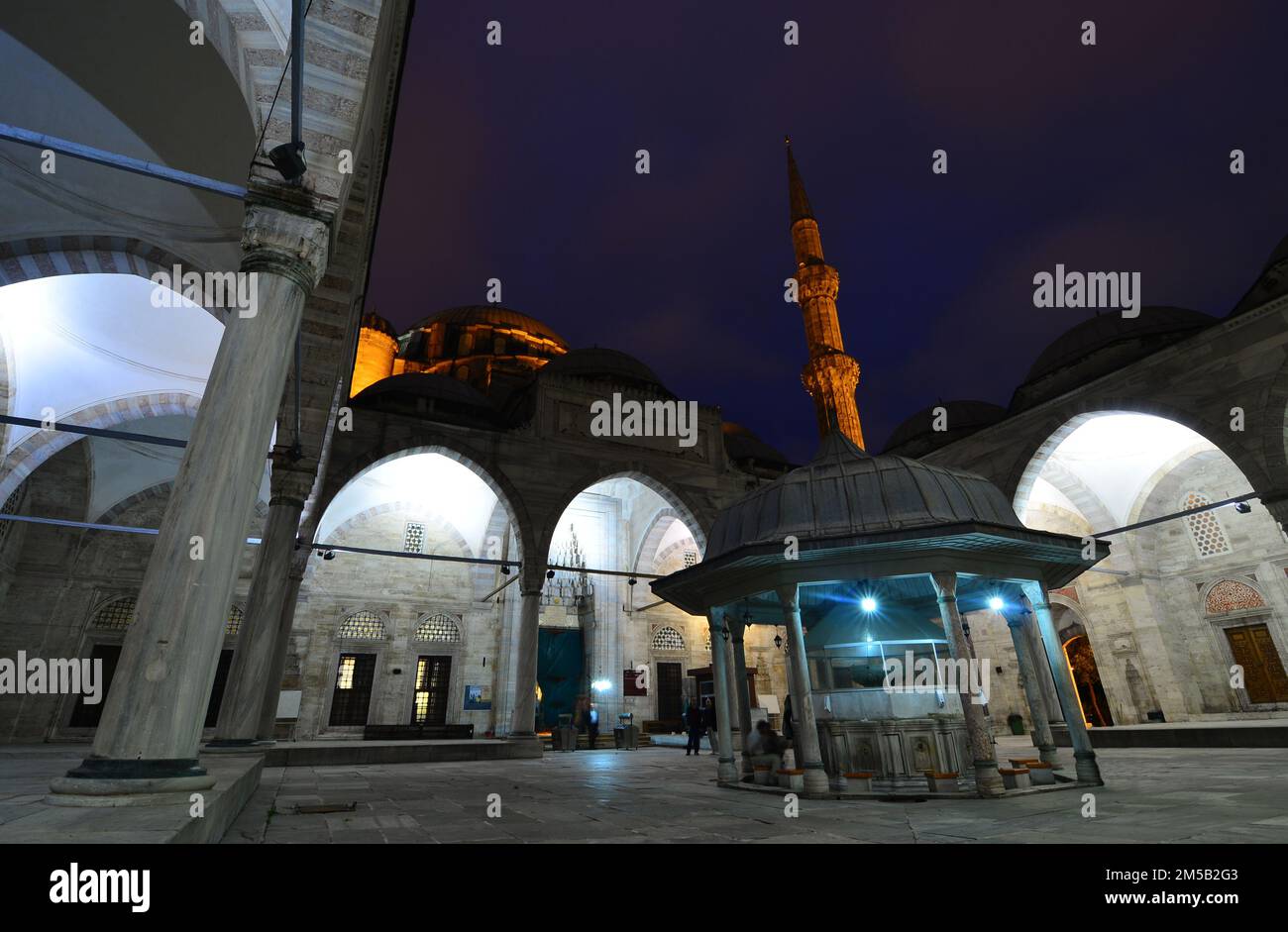 Sehzade Mosque, located in Istanbul, Turkey, was built by Mimar Sinan ...