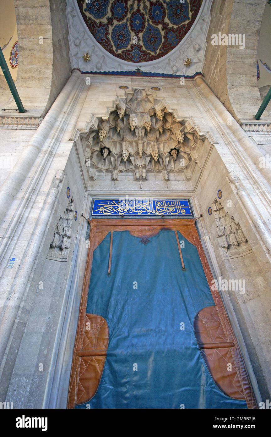 Sehzade Mosque, located in Istanbul, Turkey, was built by Mimar Sinan ...