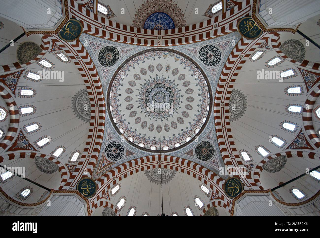 Sehzade Mosque, located in Istanbul, Turkey, was built by Mimar Sinan ...