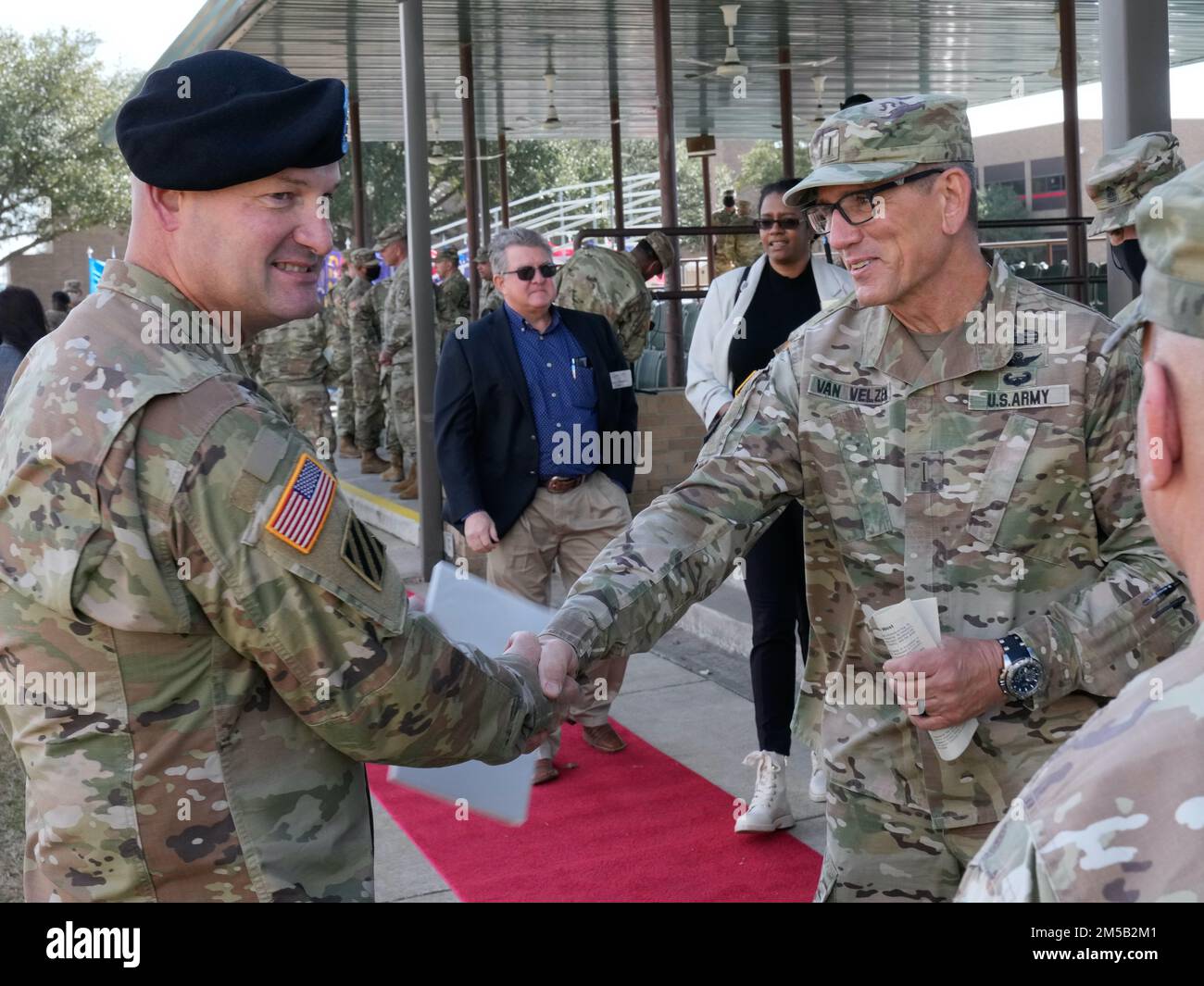 U.S. Army Command Sgt. Maj. William A. Justice, command sergeant major ...